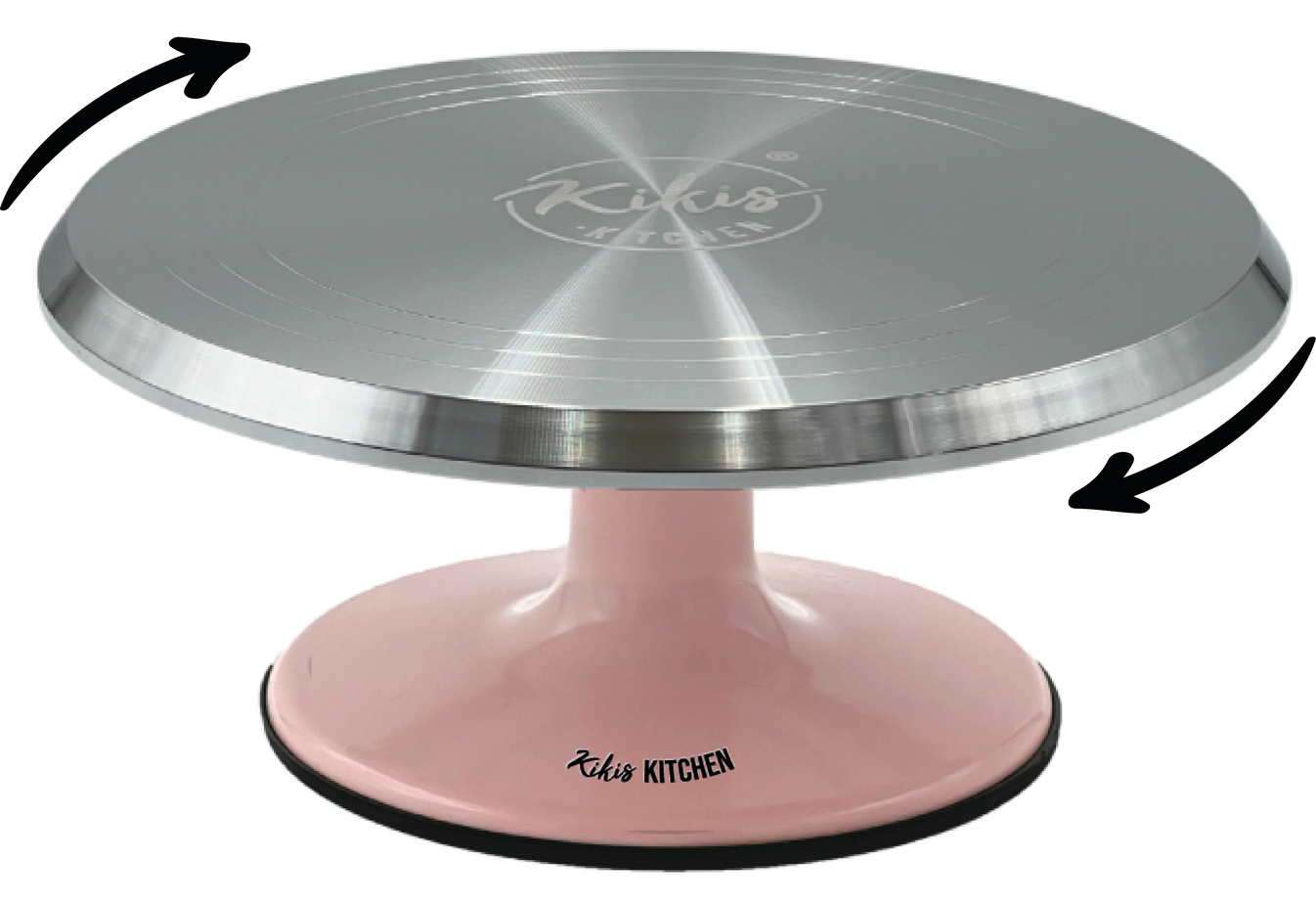 Kikis Drehbare Tortenplatte - ROSA – Kikis Kitchen